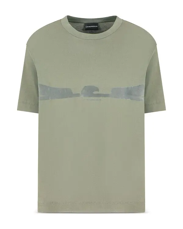 Emporio Armani Flocked Logo Tee