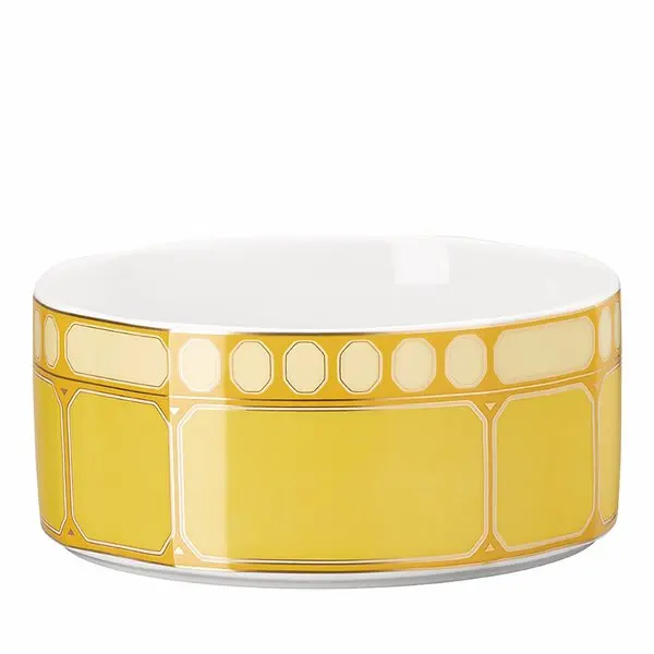 ROSENTHAL Swarovski Signum Cereal Bowl - Yellow