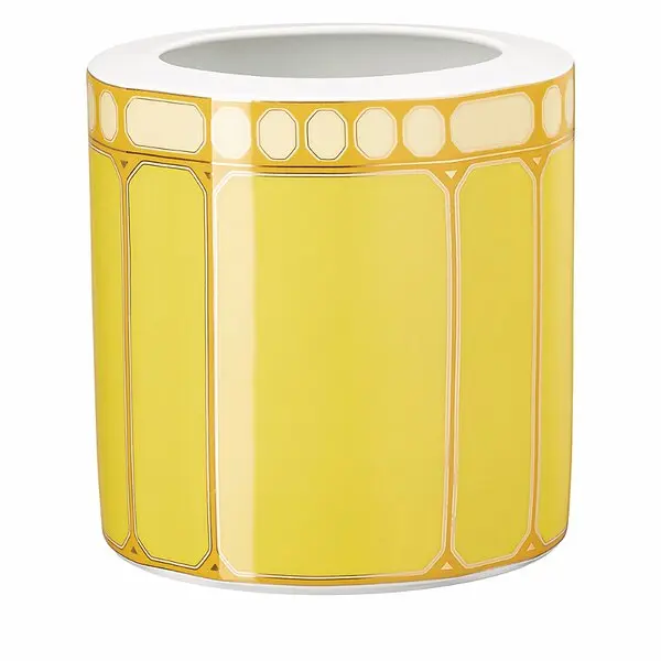 ROSENTHAL Swarovski Signum Vase - Yellow