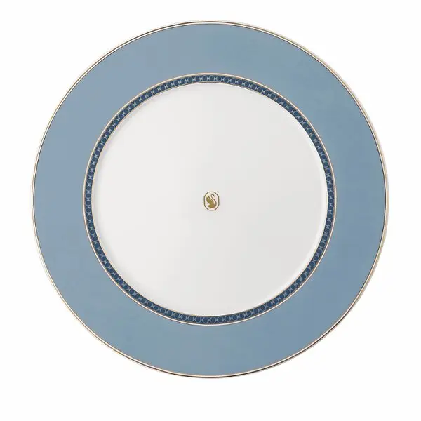 ROSENTHAL Swarovski Signum Dinner Plate - Blue