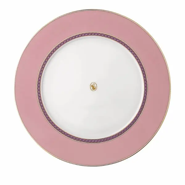 ROSENTHAL Swarovski Signum Dinner Plate - Pink