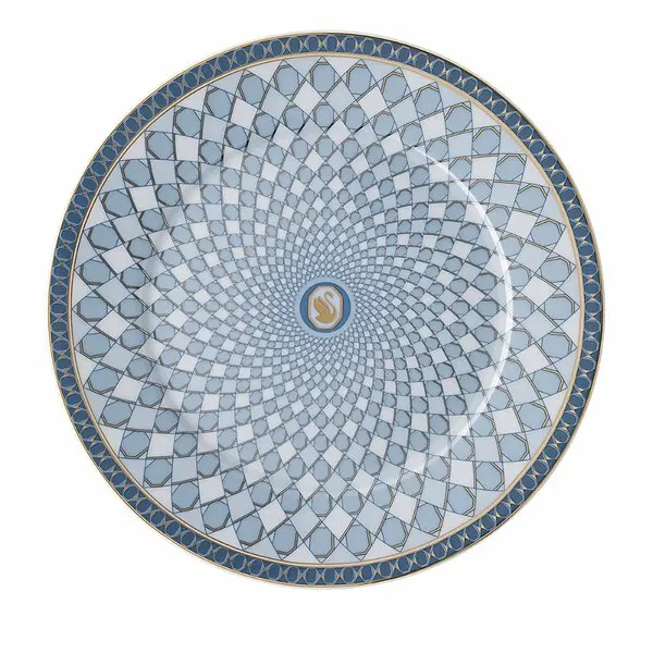 ROSENTHAL Swarovski Signum 7 Plate - Blue