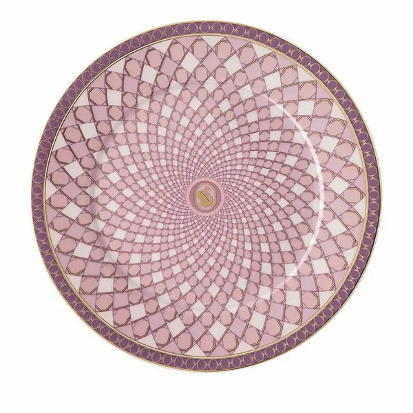 ROSENTHAL Swarovski Signum 7 Plate - Pink