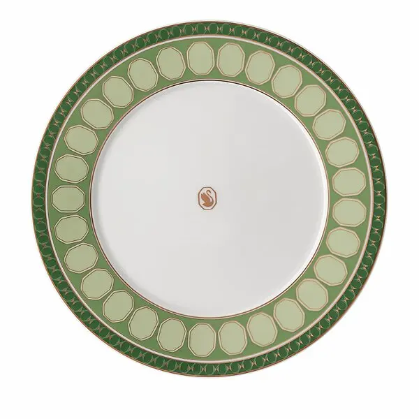 ROSENTHAL Swarovski Signum Bread And Butter Plate - Green