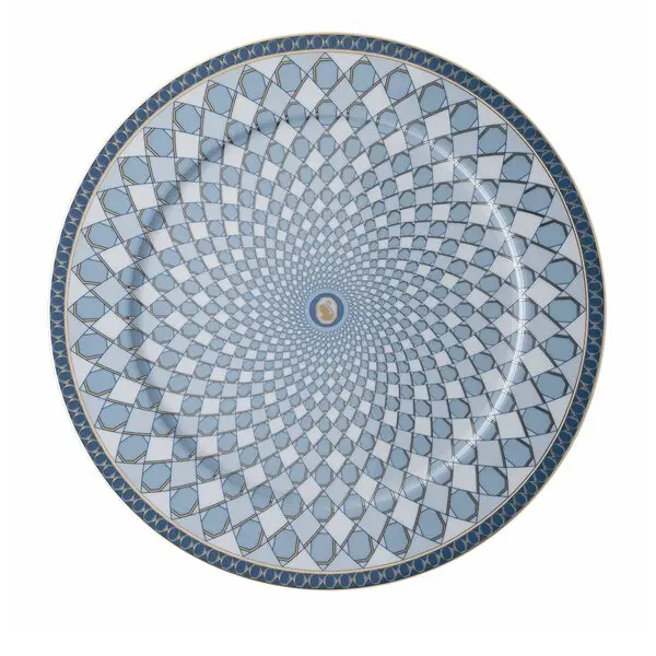 ROSENTHAL Swarovski Signum Service Plate 13 - Blue