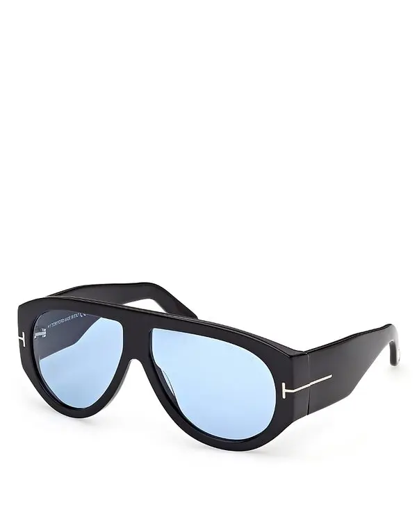 TOM FORD Pilot Sunglasses - Black/blue