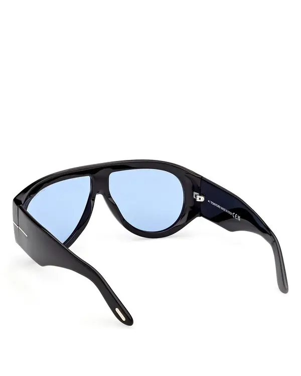 TOM FORD Pilot Sunglasses - Black/blue