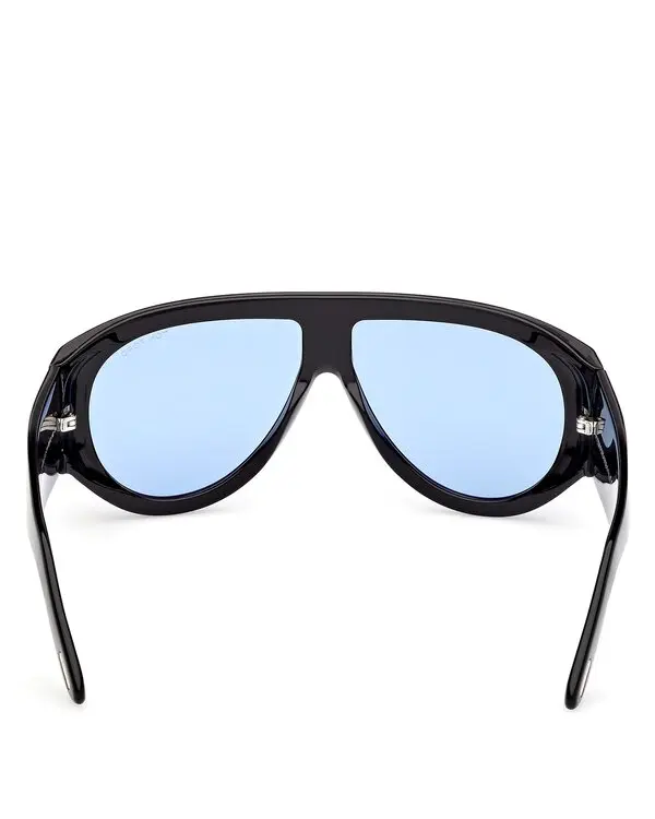 TOM FORD Pilot Sunglasses - Black/blue