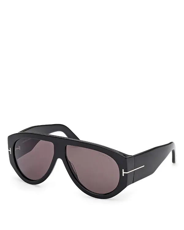 TOM FORD Pilot Sunglasses - Black/smoke