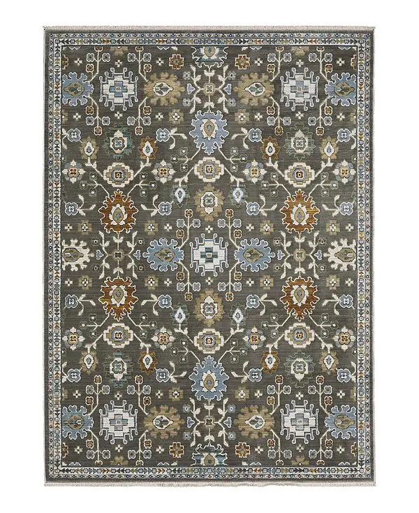 ORIENTAL WEAVERS Keira Kei01 Area Rug, 5'3 X 7'6 - Grey