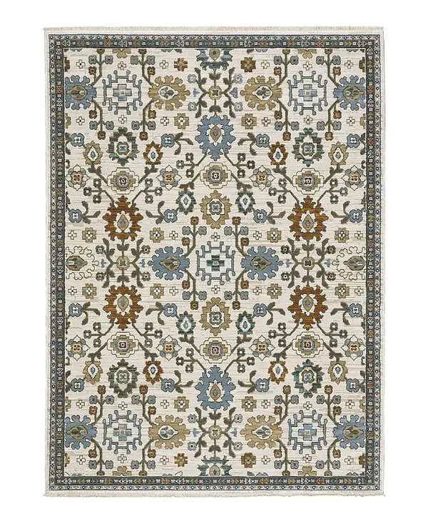 ORIENTAL WEAVERS Keira Kei02 Area Rug, 5'3 X 7'6 - Ivory