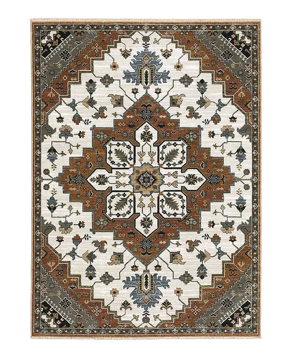 ORIENTAL WEAVERS Keira Kei03 Area Rug, 5'3 X 7'6 - Rust