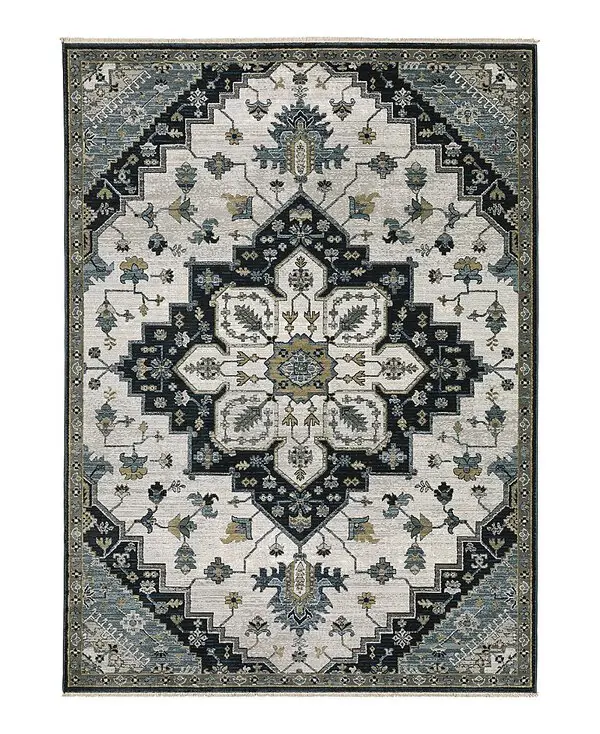 ORIENTAL WEAVERS Keira Kei04 Area Rug, 5'3 X 7'6 - Blue