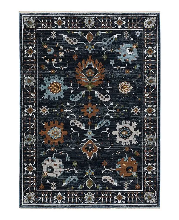 ORIENTAL WEAVERS Keira Kei08 Area Rug, 5'3 X 7'6 - Blue
