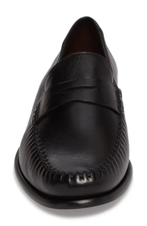 Robert Zur Etro Penny Loafer - Black Leather