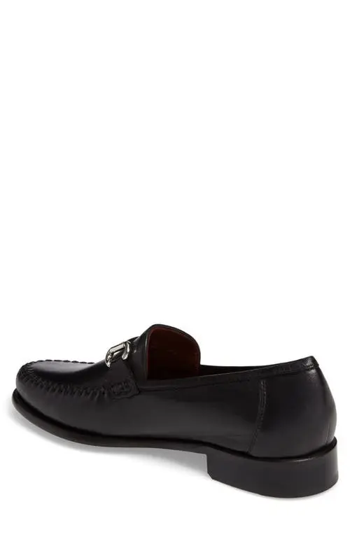 Robert Zur Elton Bit Loafer - Black Leather