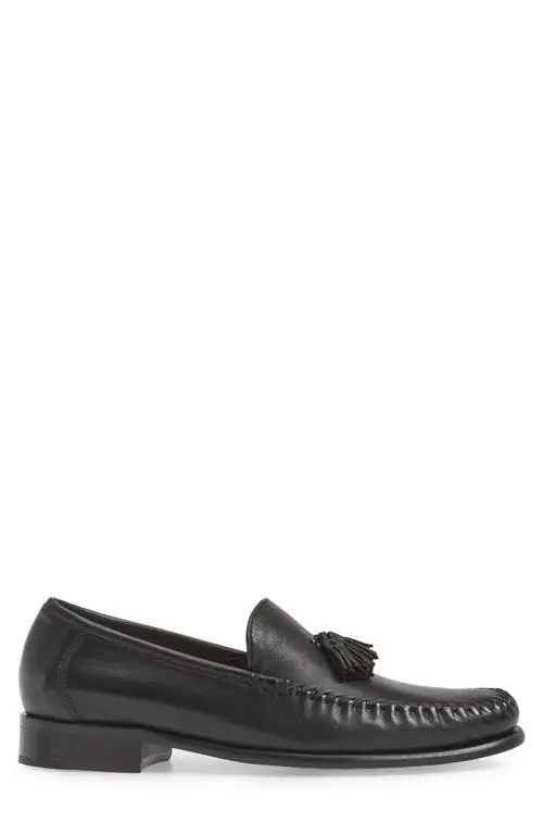 Robert Zur Elon Tassel Loafer - Black Tglove