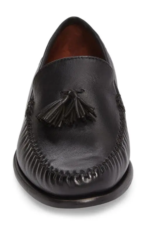 Robert Zur Elon Tassel Loafer - Black Tglove