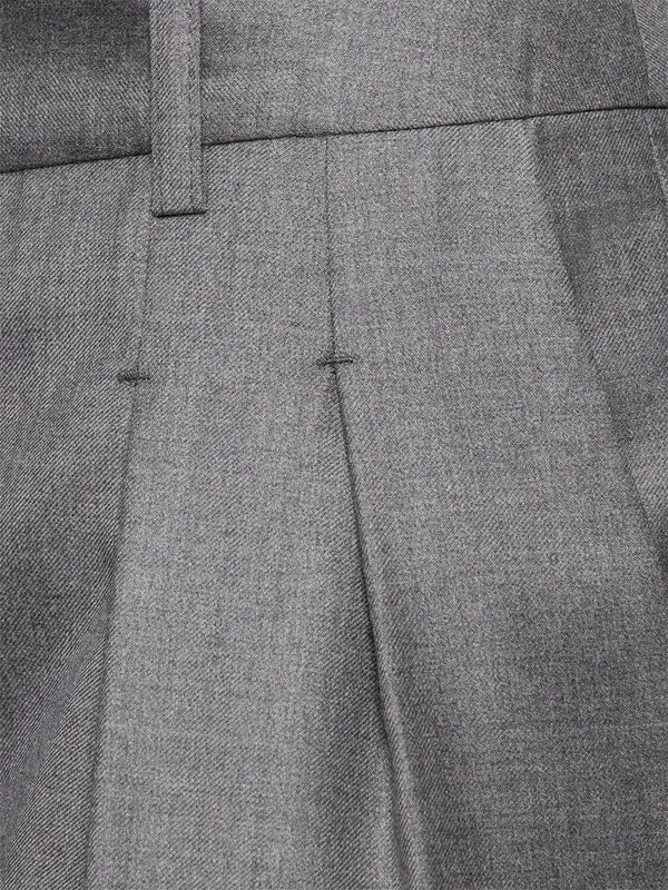 LOULOU STUDIO - LOULOU STUDIO Sbiru Flared Wool Trousers