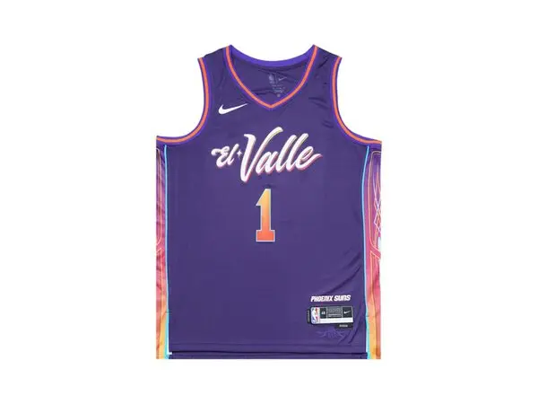 Nike Nba Phoenix Suns Devin Booker City Edition Jersey - Purple