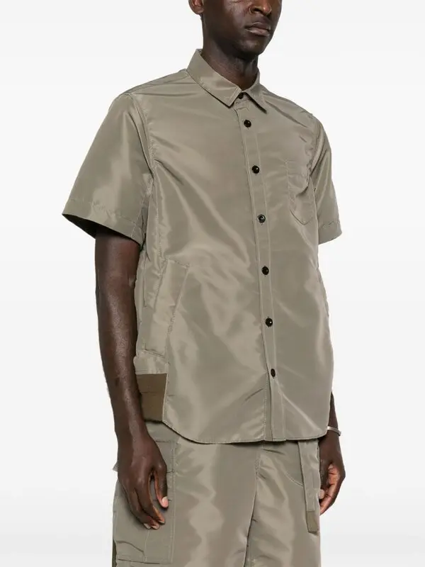 Sacai Buttoned Short-sleeved Shirt