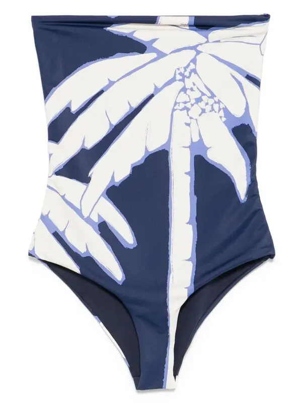 Johanna Ortiz Alta Mar One-piece Swimsuit - Blue