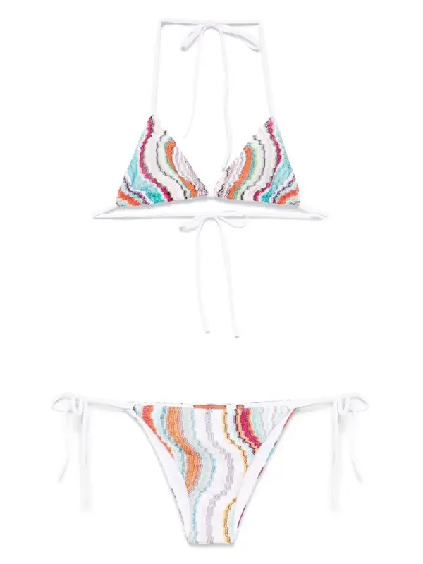 Missoni Zigzag Bikini - White