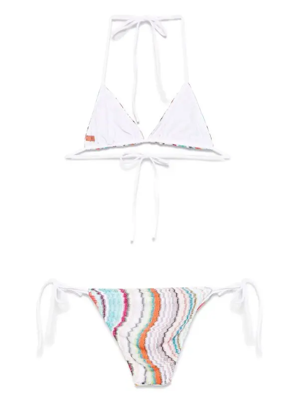 Missoni Zigzag Bikini - White