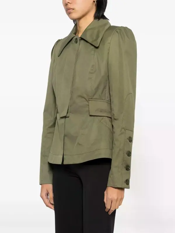 Off-White Cotton Cargo Jacket