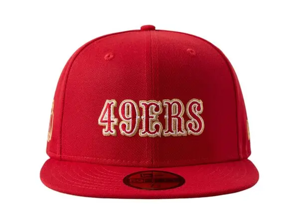 OVO X Nfl New Era San Francisco 59fifty Cap - Red