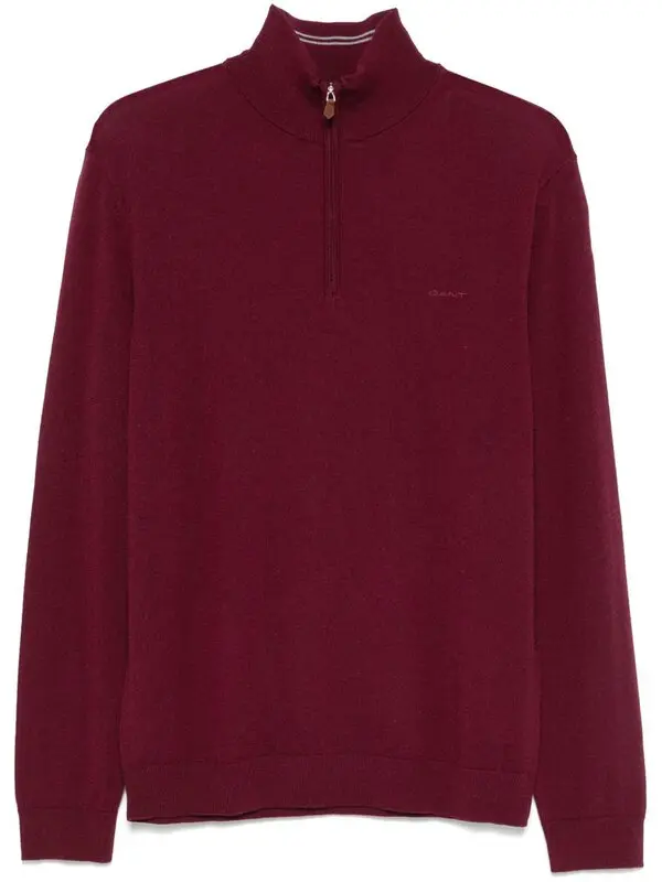 Gant Fine-knit Merino Sweater - Red