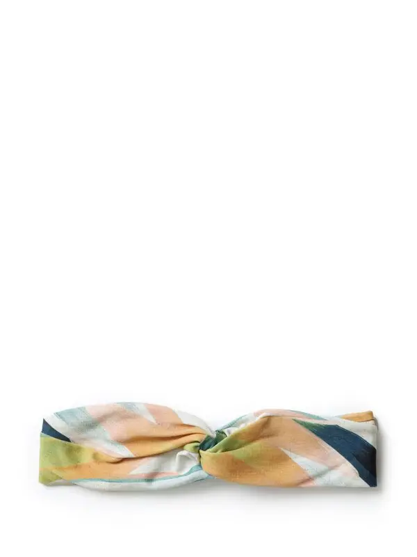 LYGIA & NANNY Graphic-print Headband - White