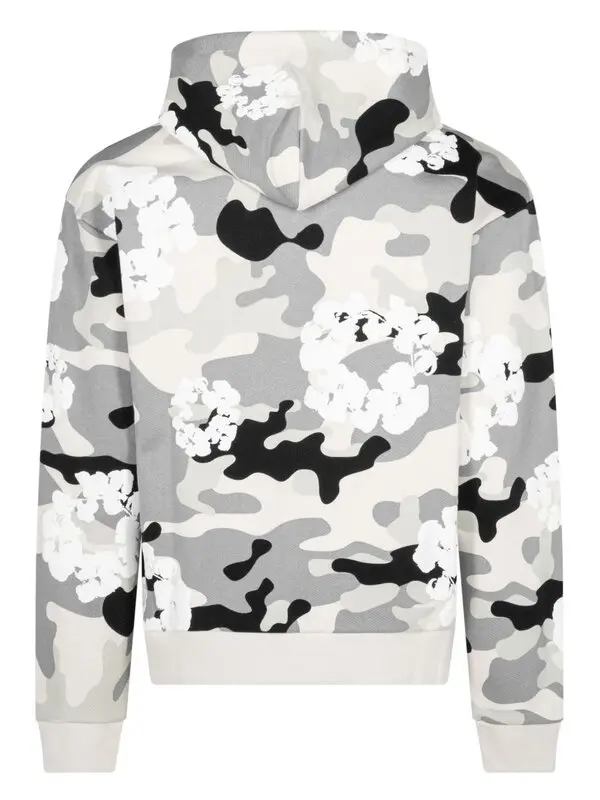 DENIM TEARS Camouflage-print Zip-up Hoodie