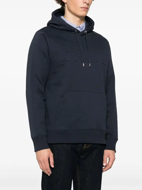 Gant Embossed Logo Hoodie - Blue