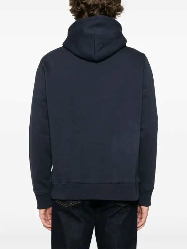 Gant Embossed Logo Hoodie - Blue