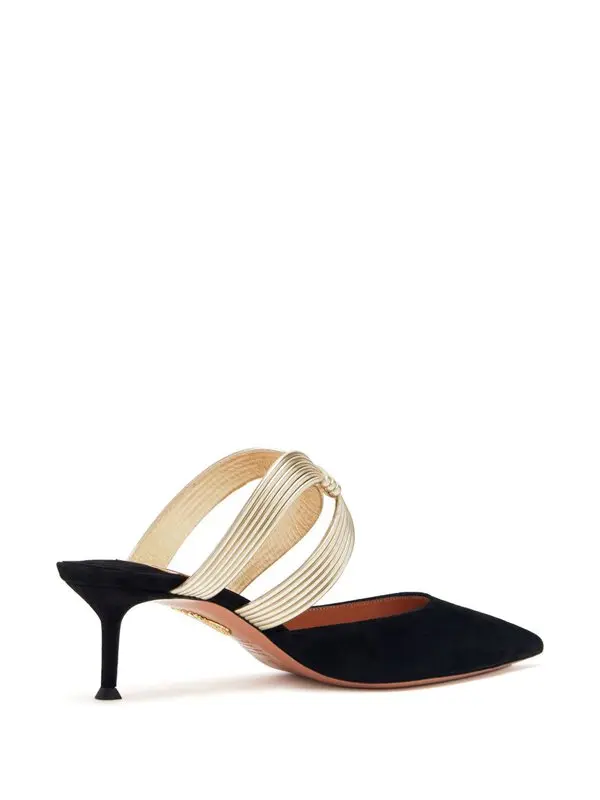 AQUAZZURA 50mm Suede Pumps
