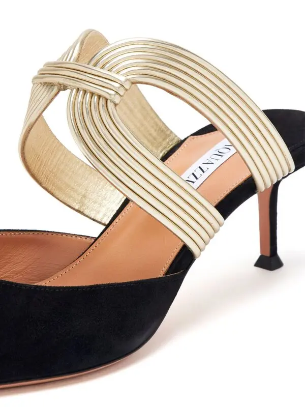 AQUAZZURA 50mm Suede Pumps
