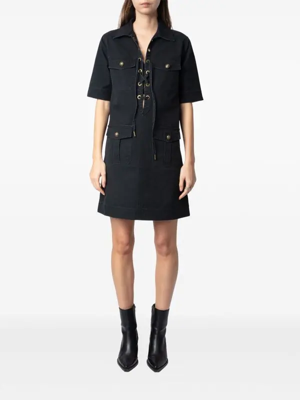 Zadig&Voltaire Record Mini Dress - Black
