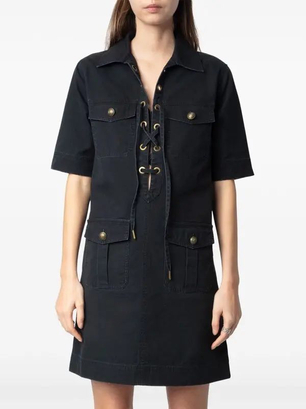 Zadig&Voltaire Record Mini Dress - Black