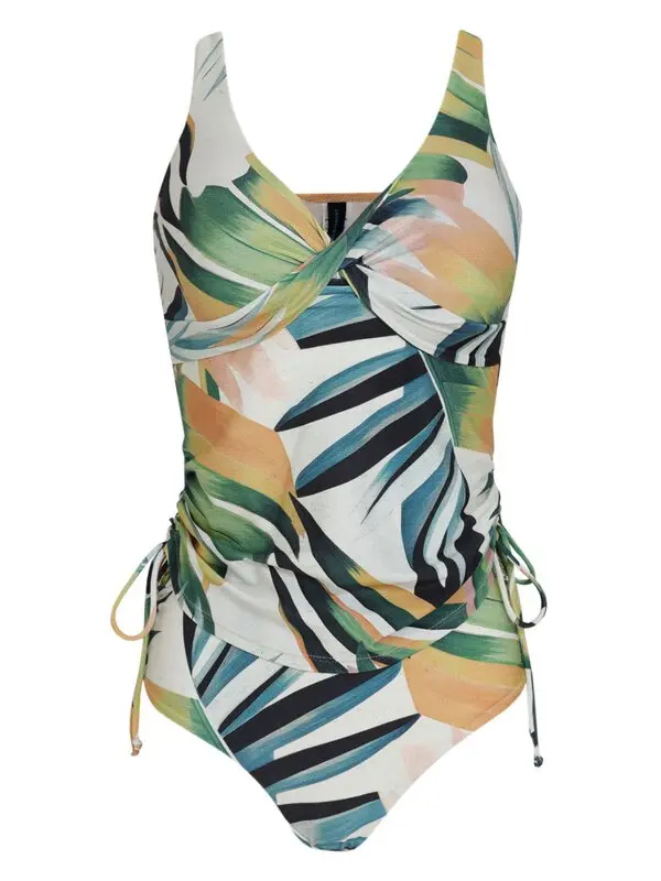 LYGIA & NANNY Graphic-print Tankini - White