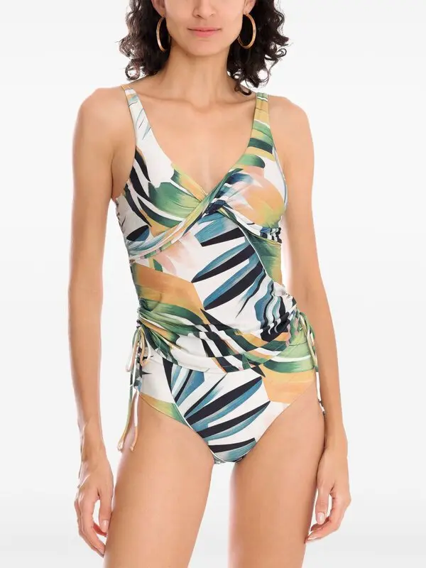 LYGIA & NANNY Graphic-print Tankini - White