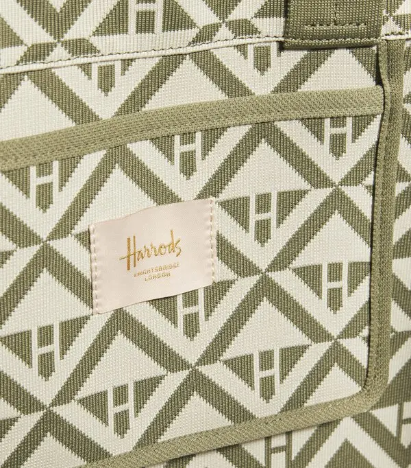Harrods Geometric Tote Bag - Green