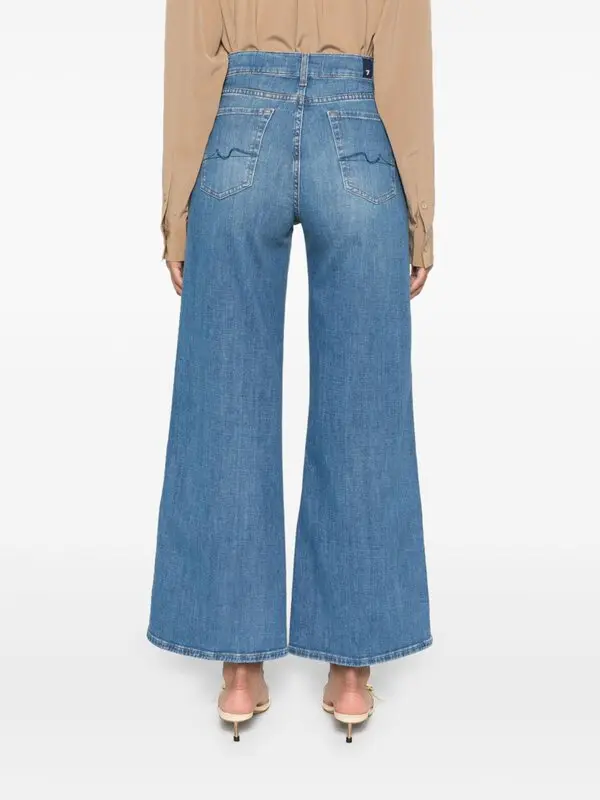 7 For All Mankind Lotta Wide Leg Jeans