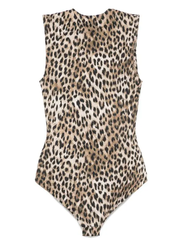 N°21 Leopard-print One Piece Swimsuit