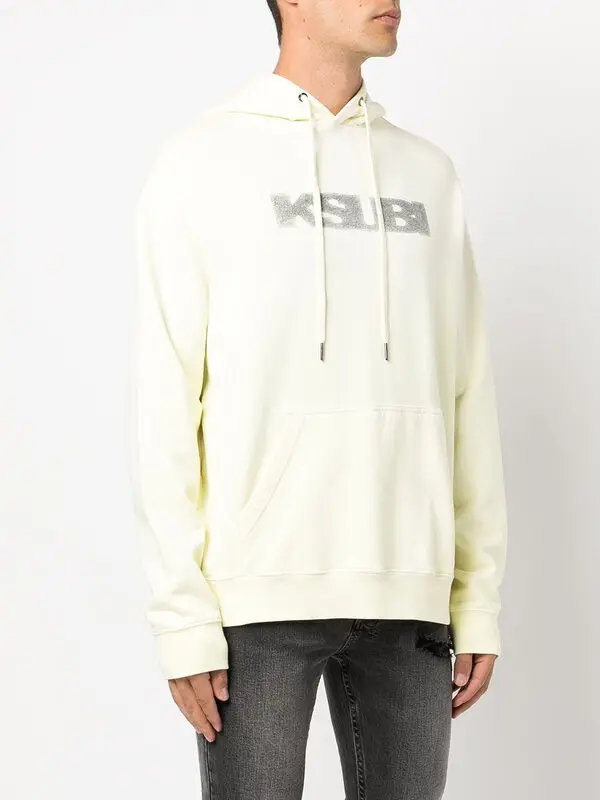 Ksubi Logo-print Hoodie - Lemon Yellow