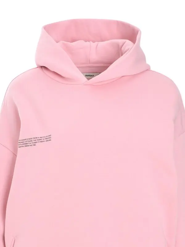 PANGAIA Logo-print Hoodie - Pink