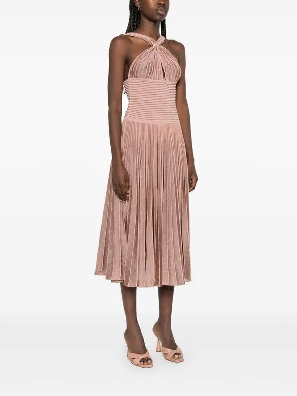ANTONINO VALENTI Faial Midi Dress - Neutrals