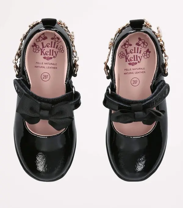 LELLI KELLY Patent Leather Bow-detail Annie Shoes