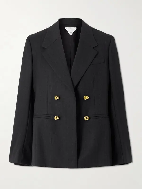 Bottega Veneta Double-breasted Wool Blazer