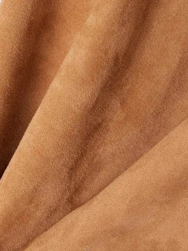 Stouls Jacky Cropped Stretch-suede Leggings